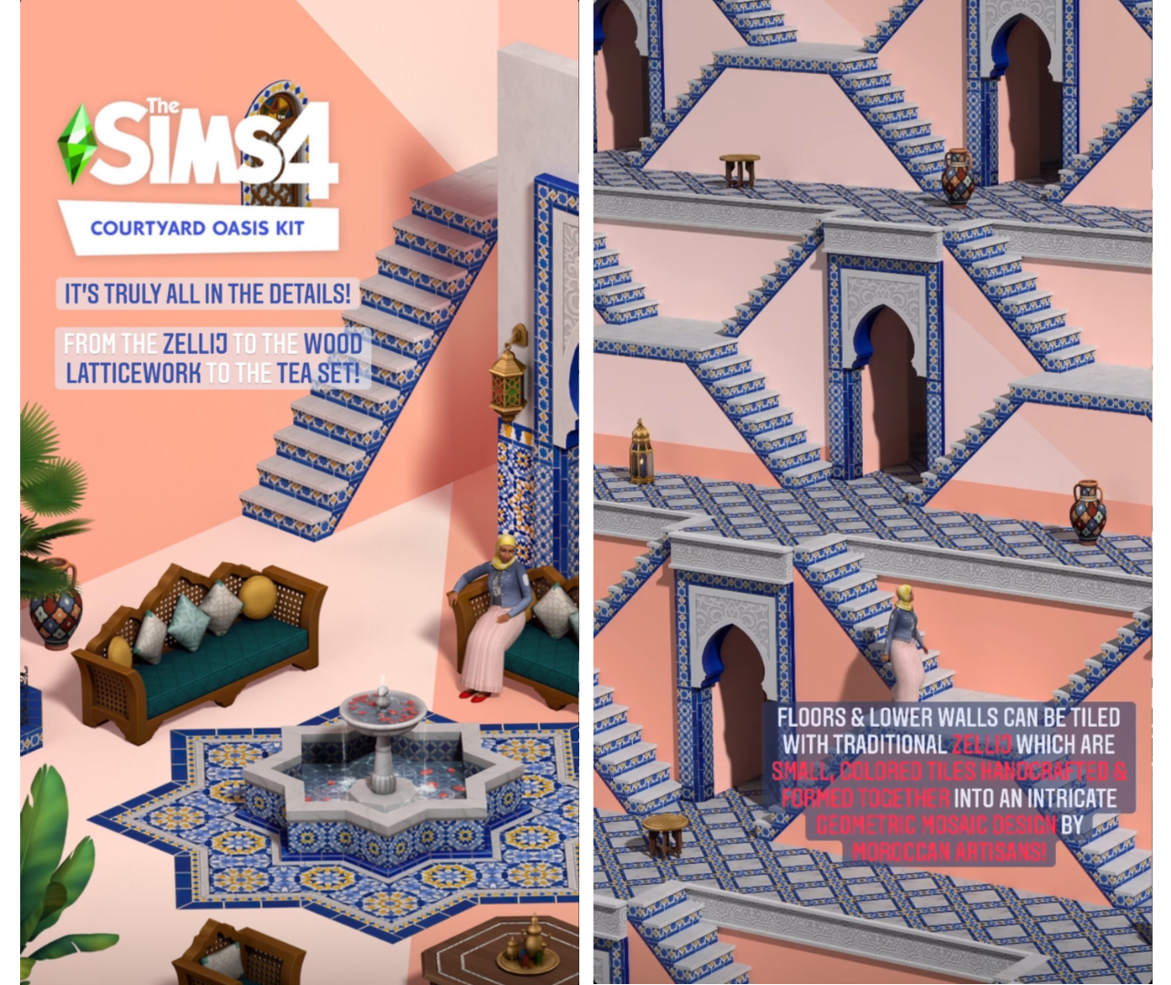 KIT 04 Courtyard Oasis kit assembly 2 – Platinum Simmers